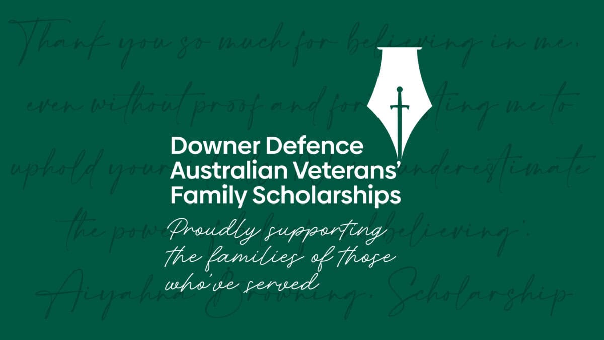 Downer Defence Australian Veterans’ Family Scholarships - Downer Group ...