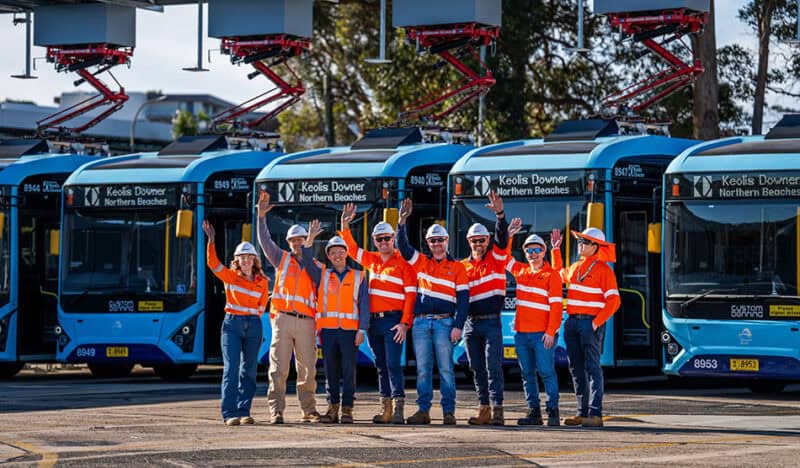 Brookvale welcomes Australia’s largest electric bus depot - Downer ...